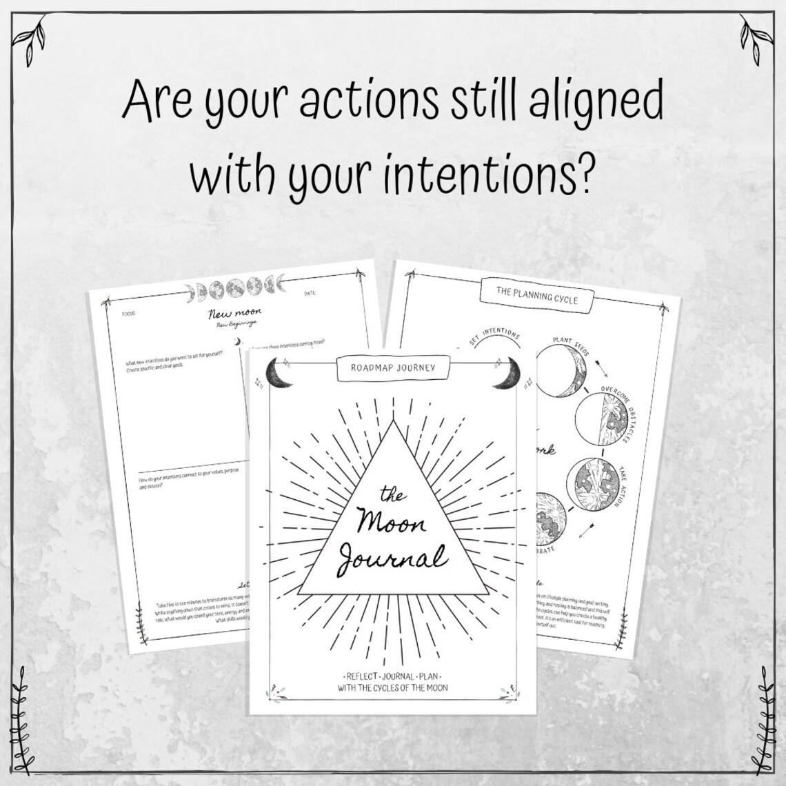 The Moon Journal - Reflect, Journal and Plan With the Lunar Cycles | US ...