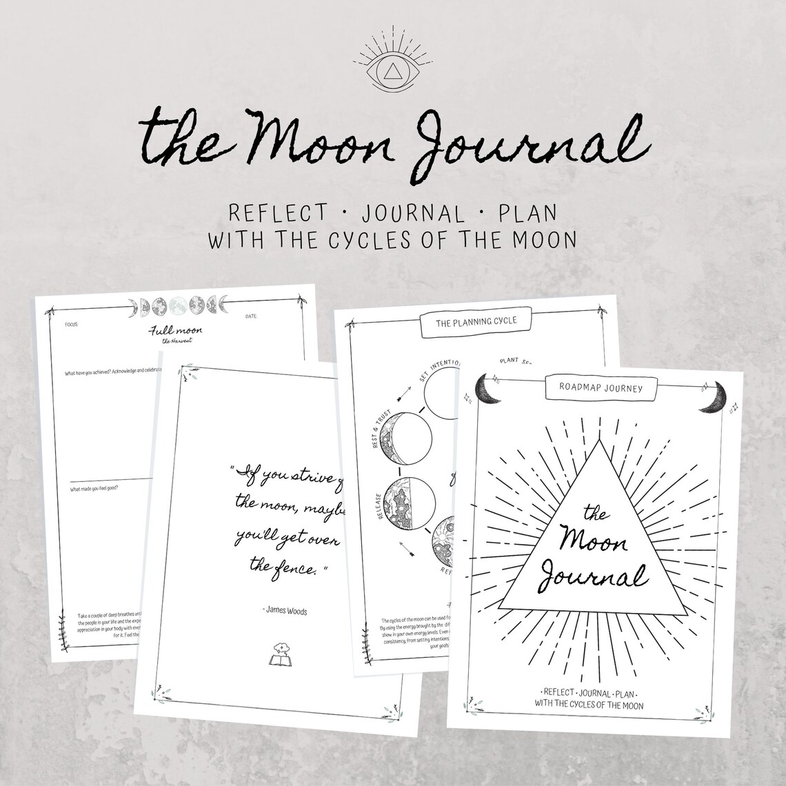 The Moon Journal - Reflect, Journal and Plan With the Lunar Cycles | US ...
