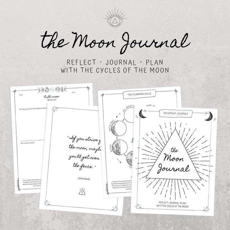 The Moon Journal - Reflect, Journal and Plan With the Lunar Cycles | US ...