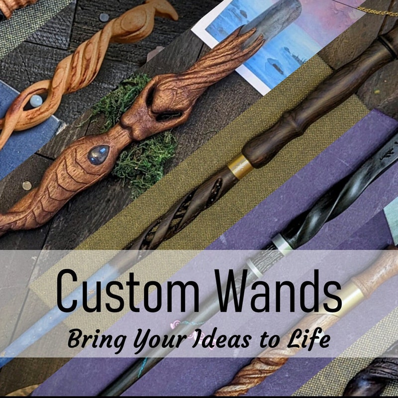 Wiccan Wand - Etsy