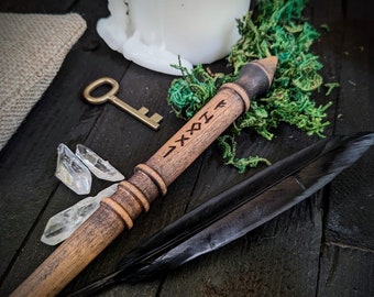 Wooden Wand - Etsy
