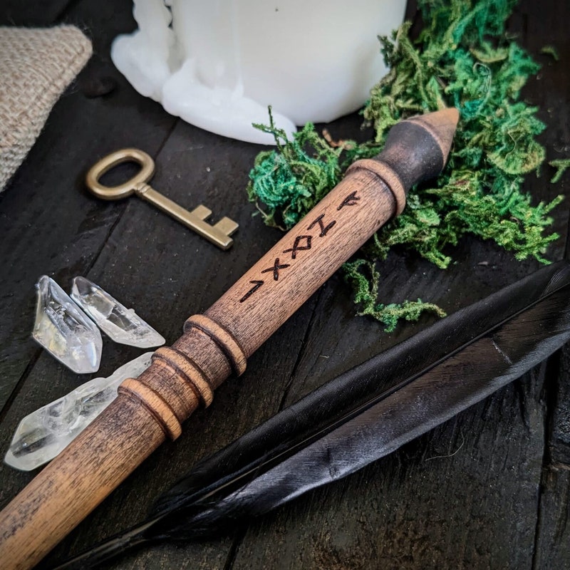 Wooden Wand - Etsy UK
