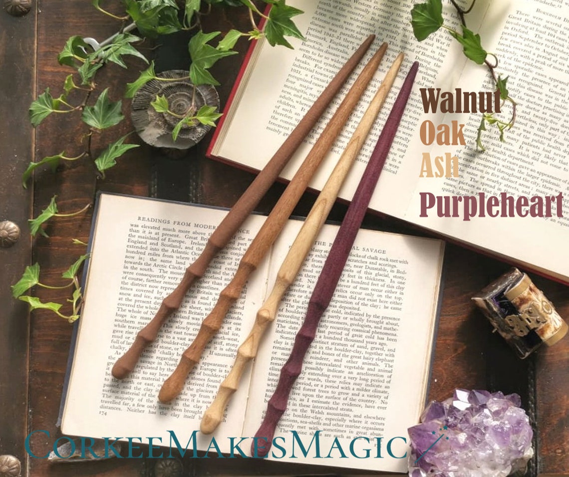 Real Magic Wand Glowing Wand Wooden Wand | Etsy