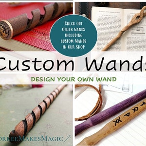 Real Magic Wand Glowing Wand Wooden Wand - Etsy