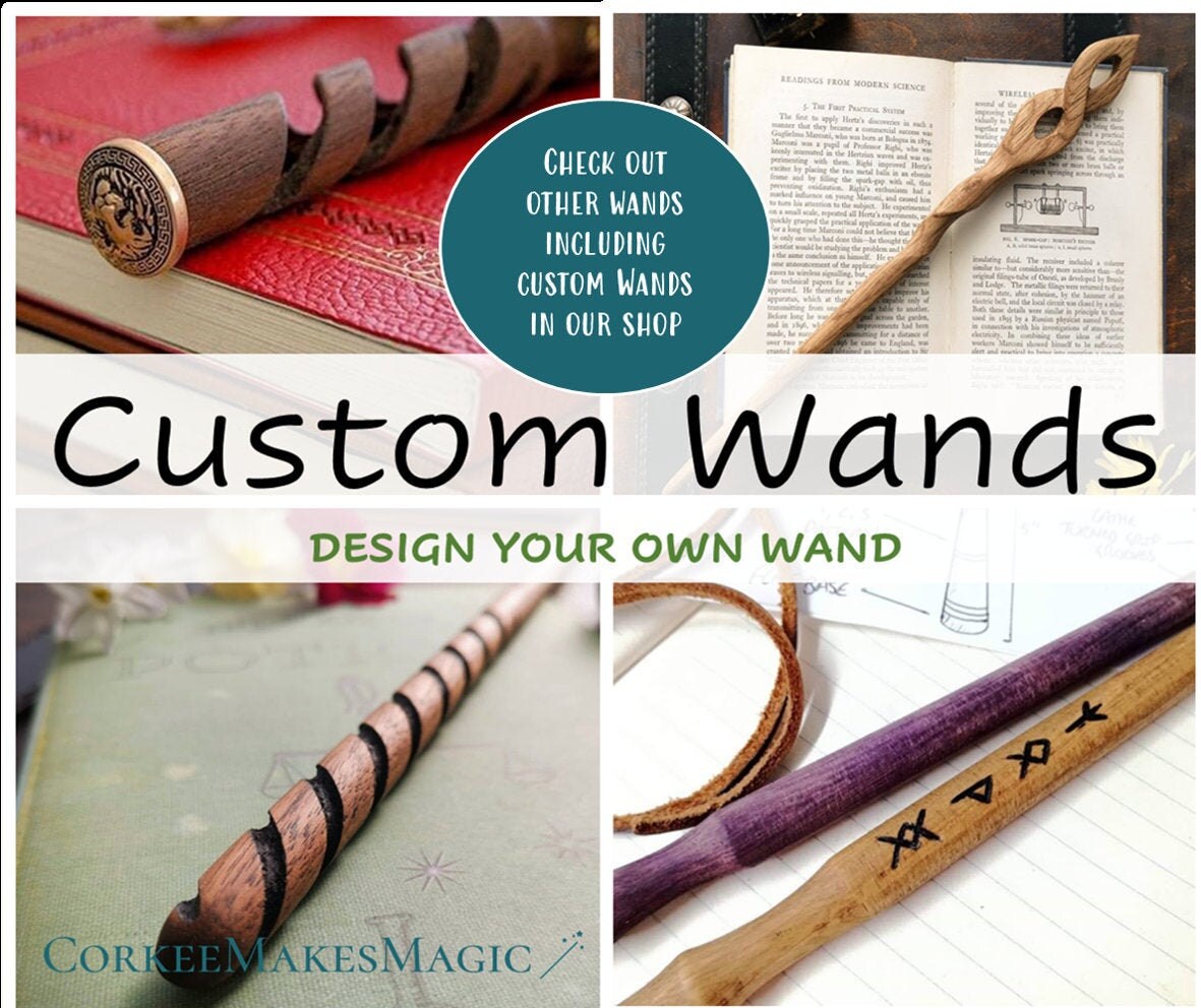Real Magic Wand Glowing Wand Wooden Wand | Etsy