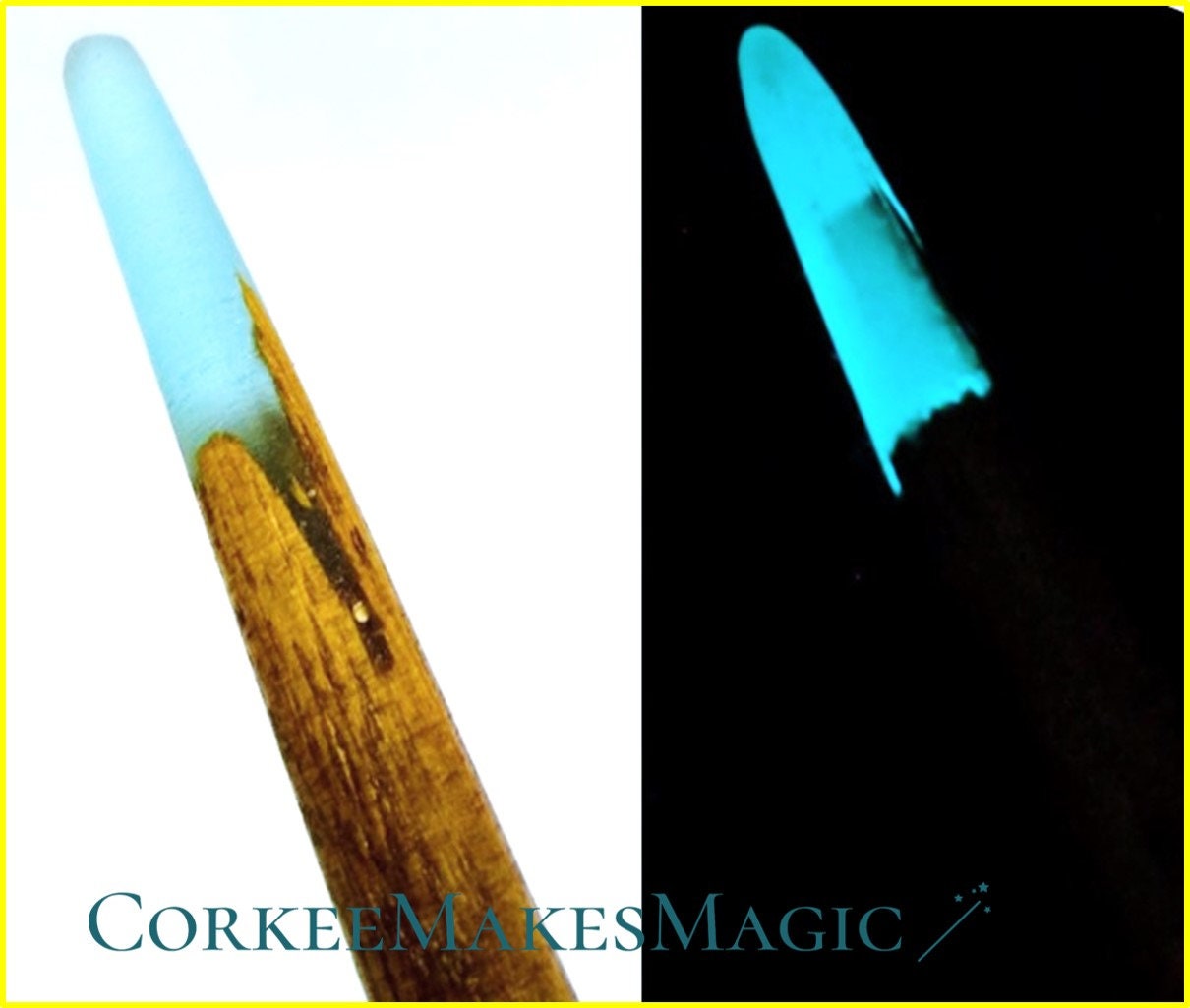 Real Magic Wand Glowing Wand Wooden Wand | Etsy