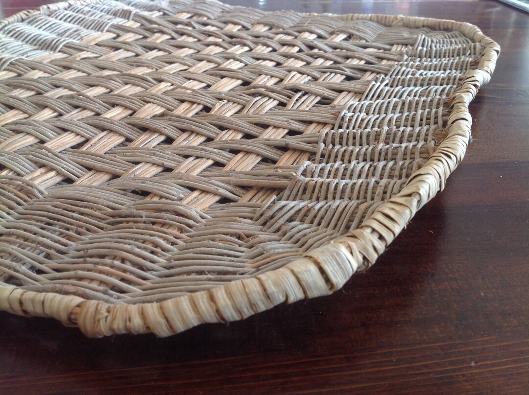 Older Hopi Indian Plaited Piki Tray - Etsy