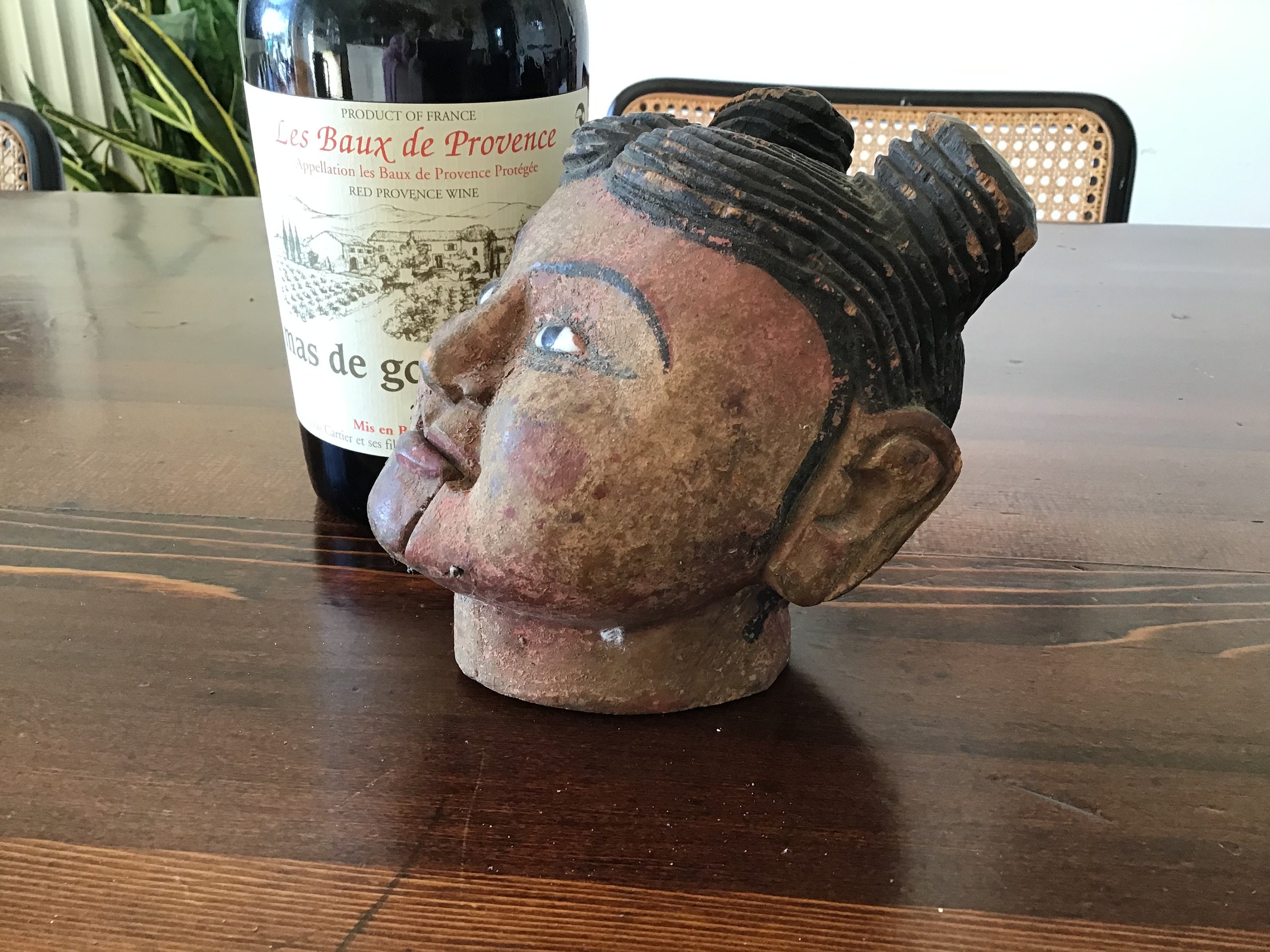 Burmese Large Wooden Puppet Head - Etsy