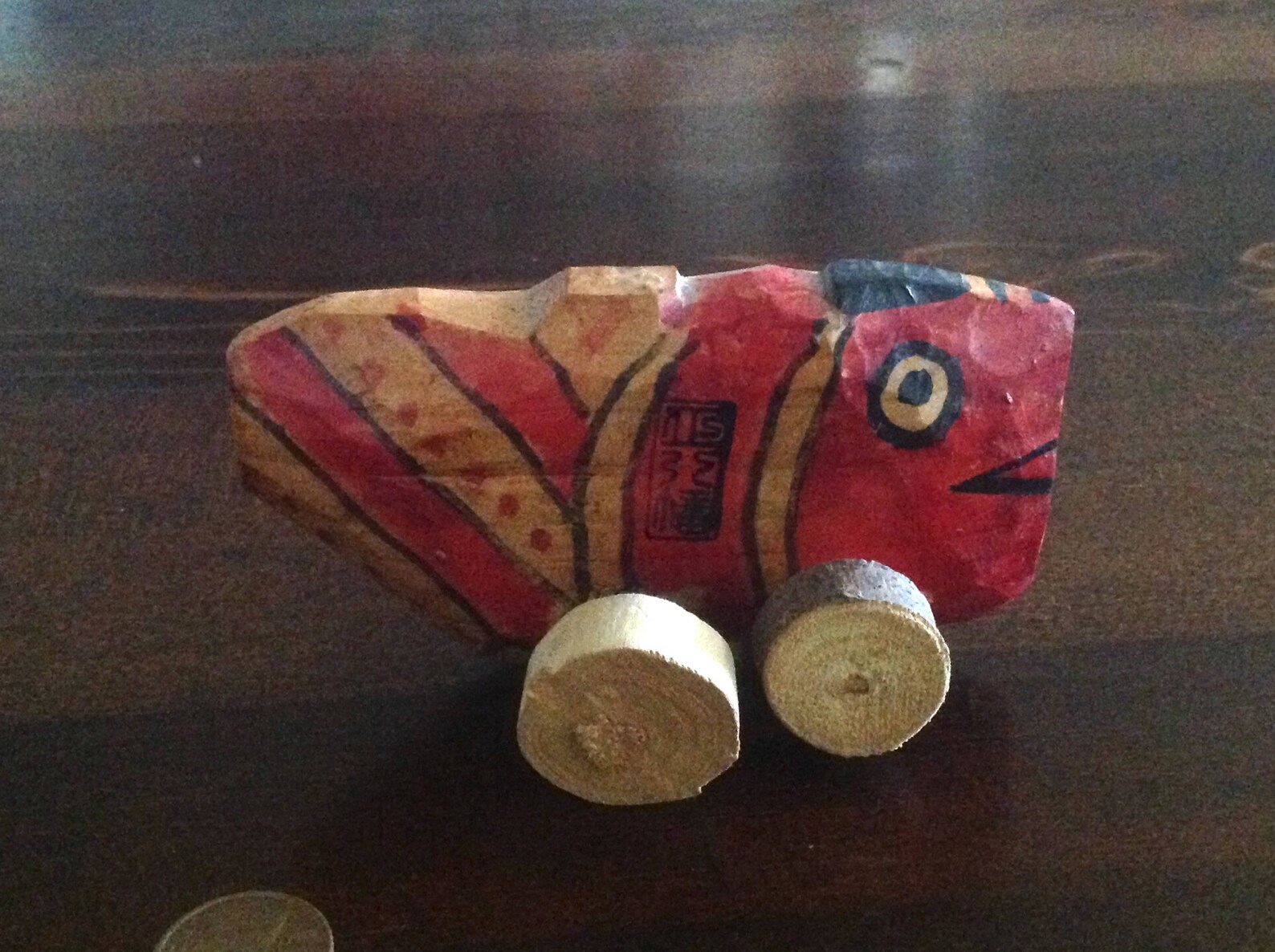Japanese Mingei Vintage Folk Art Signed Wooden Fish Toy - Etsy
