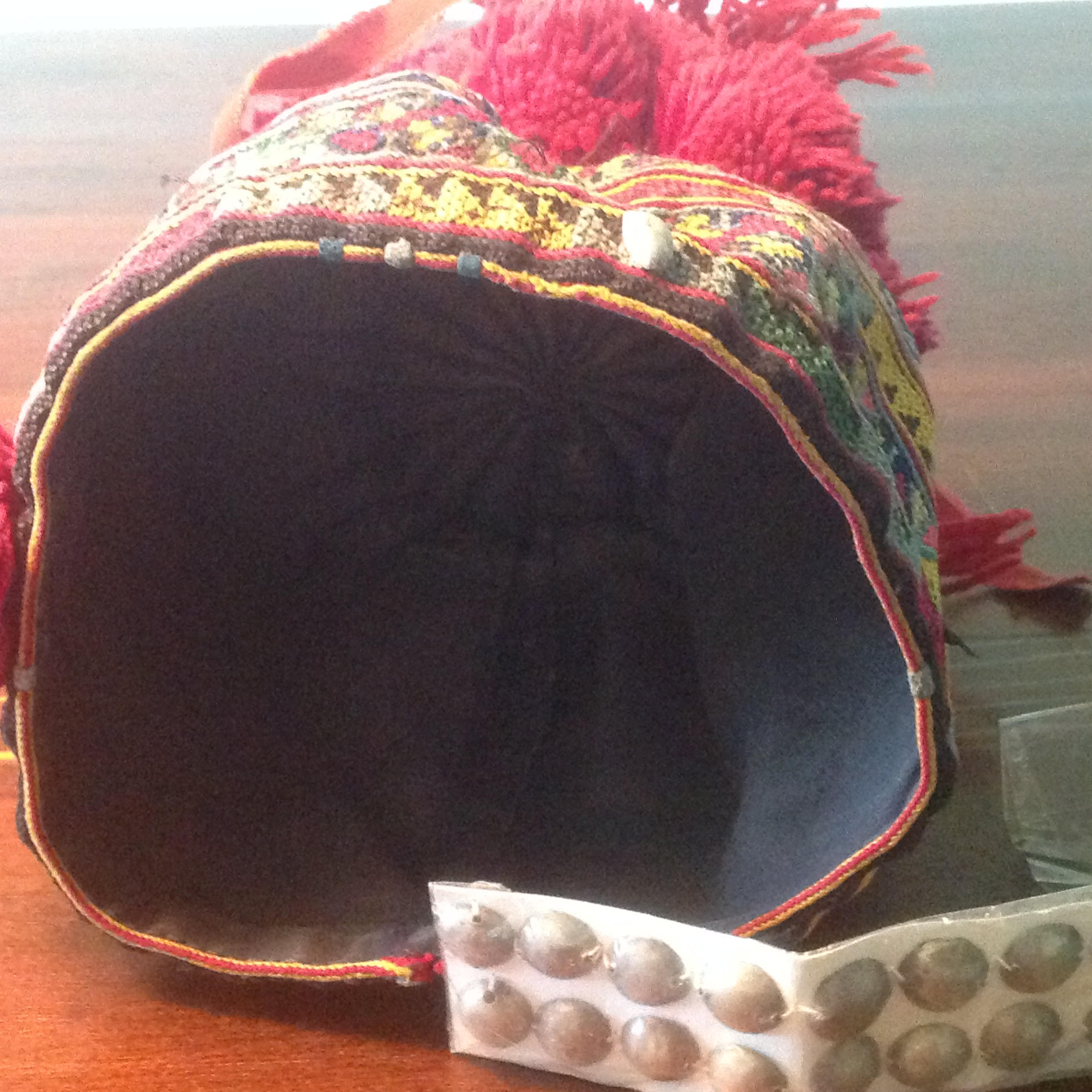 Vintage Laotian Embroidered Baby Girl Hat From Mien/yao Minority Group ...