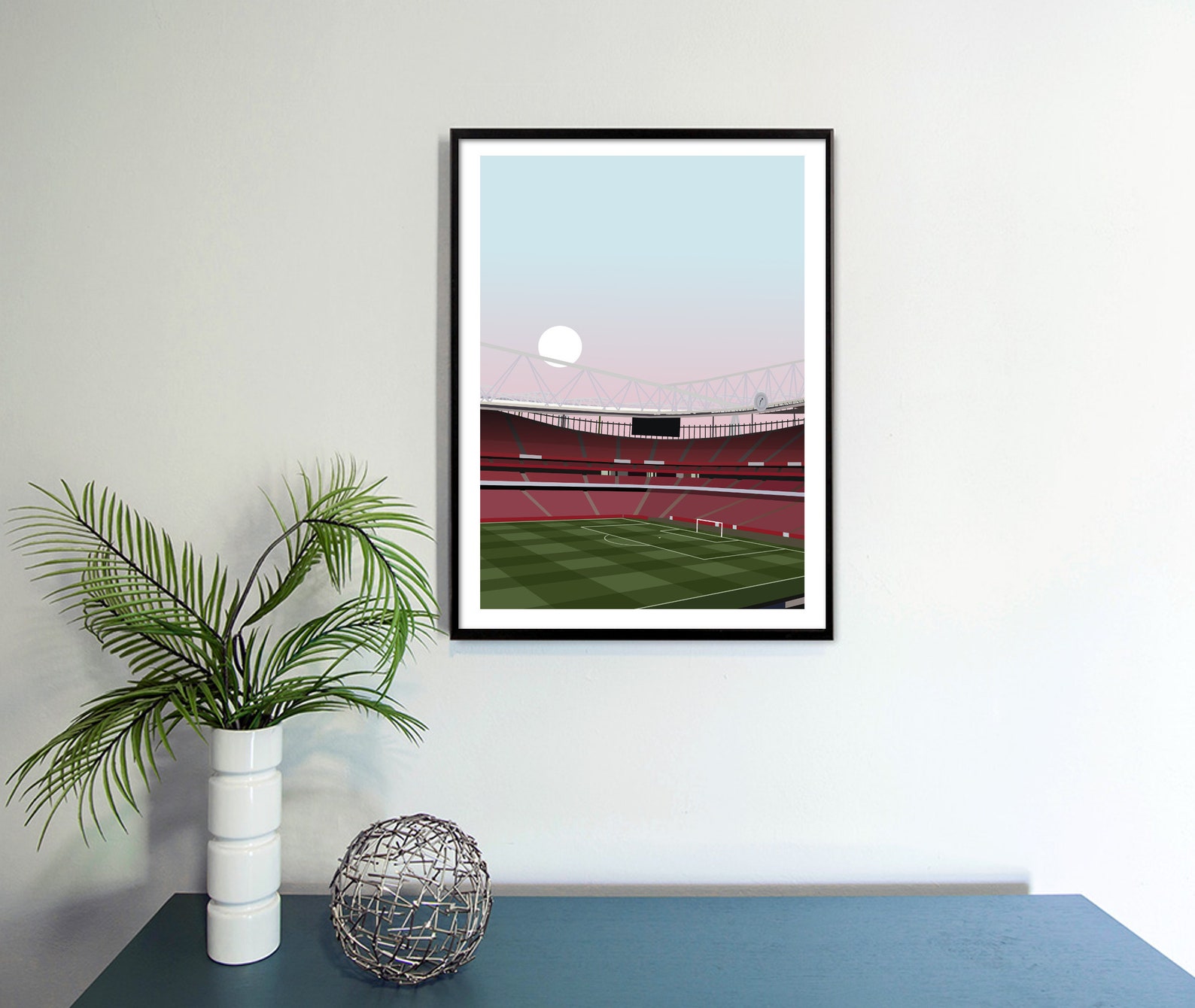 Emirates Stadium arsenal Inspired Stadium Print Artwork - Etsy UK