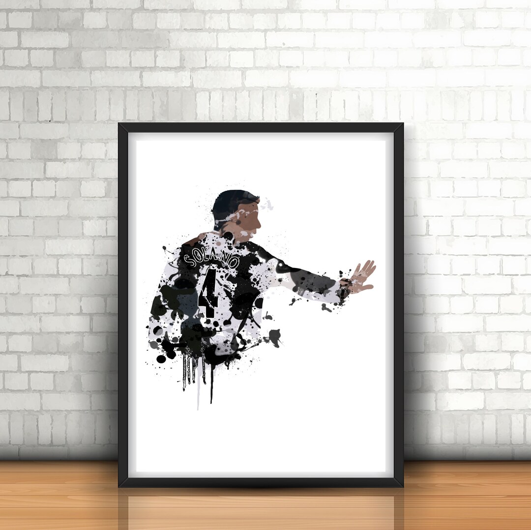 Nol Solano Legend Art Print, Football Art, Mancave Decor, Boys Room ...