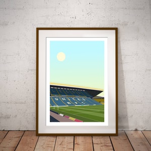 Elland Road - Leeds United F.C. Stadium Print Artwork the Whites ...