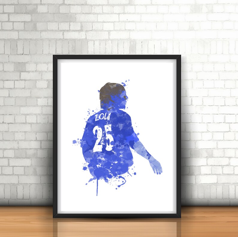 Chelsea Legend Art Prints Set of 4 Football Art Mancave - Etsy