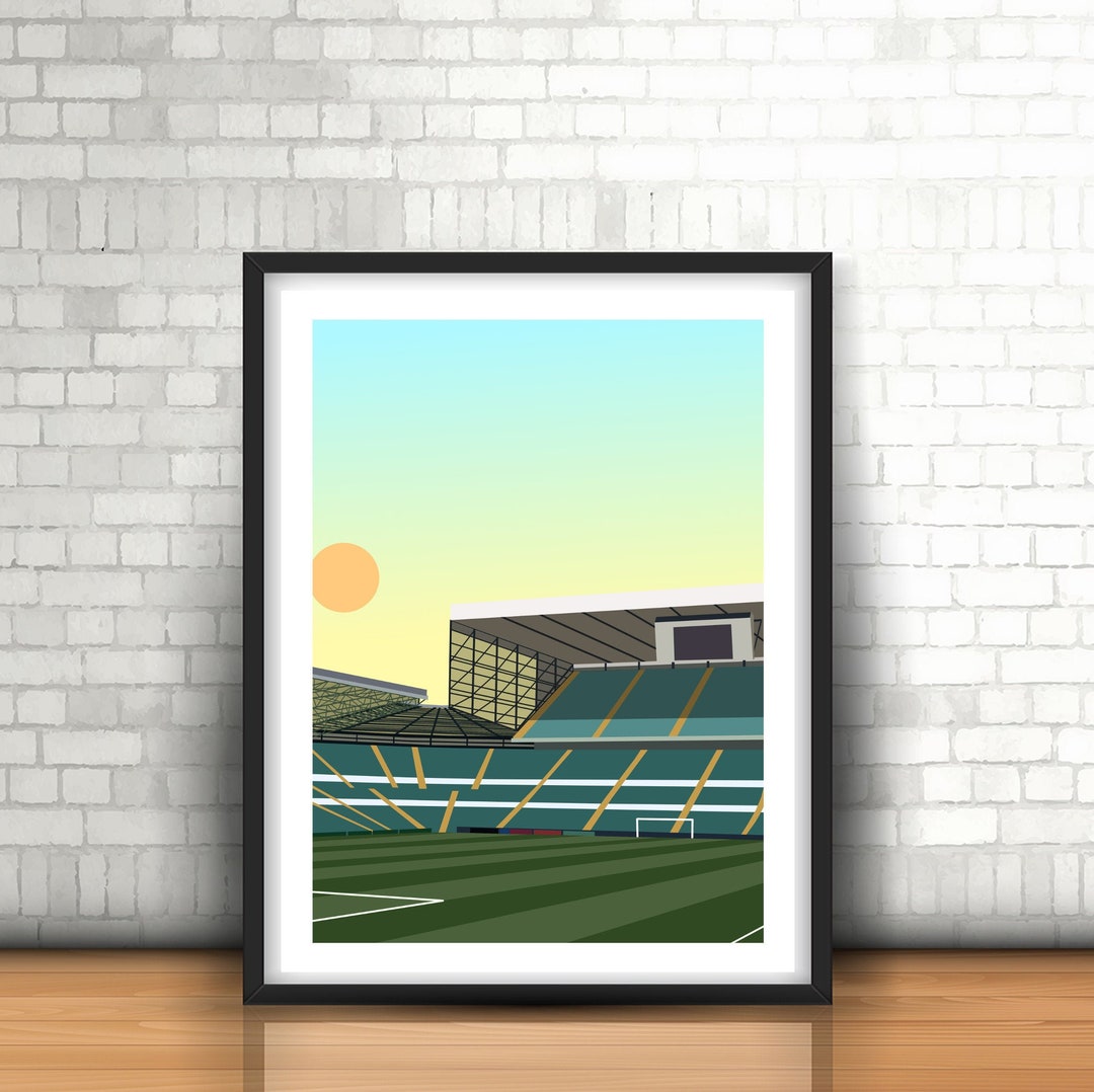 Parkhead - Celtic Park Stadium Print Artwork, Paradise , Minimalist Art ...