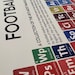 UK Football Stadiums - Periodic Table Art Print - English, Scottish ...