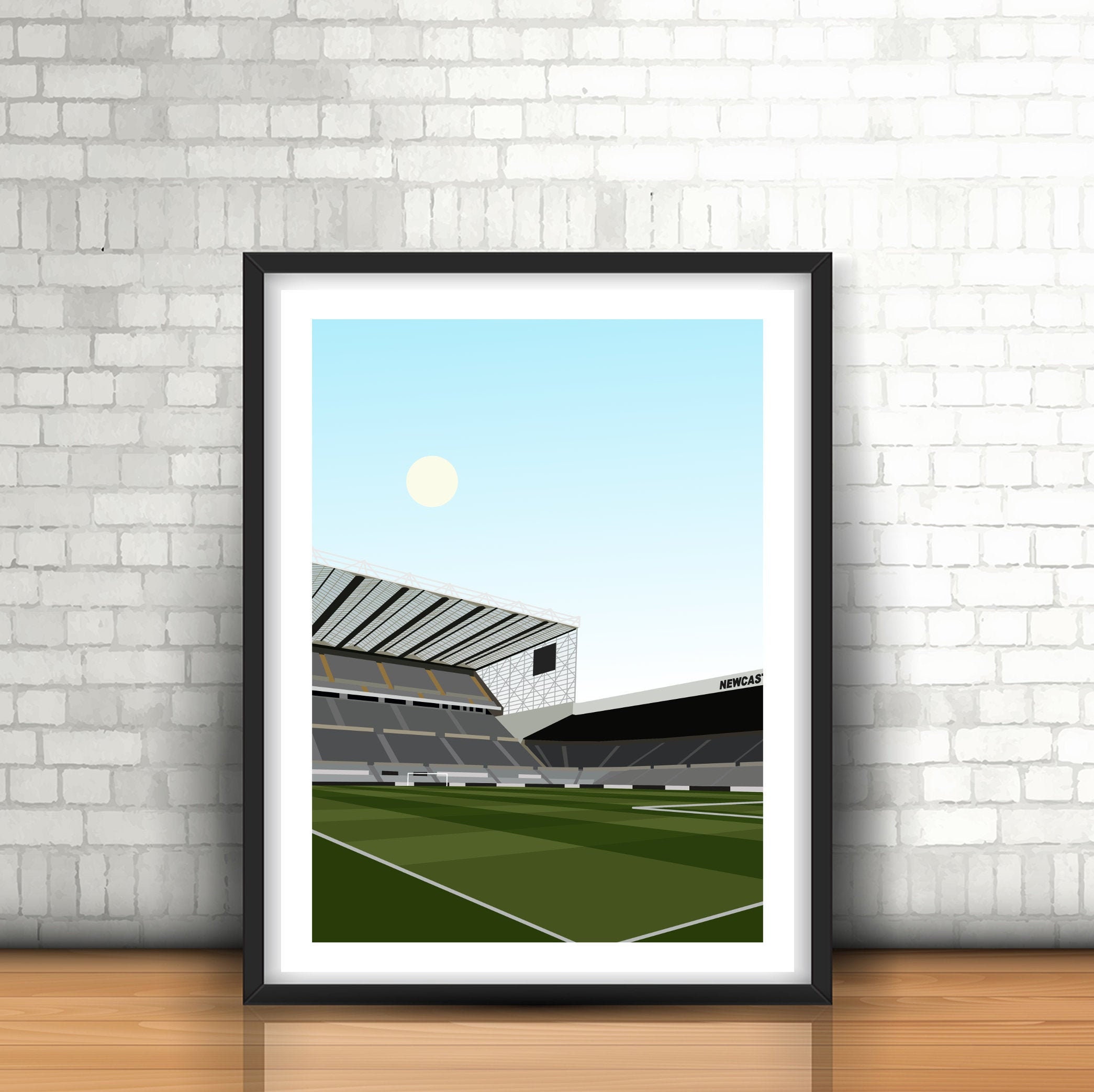 St James Park Newcastle United F.C. Stadium Print Artwork - Etsy UK