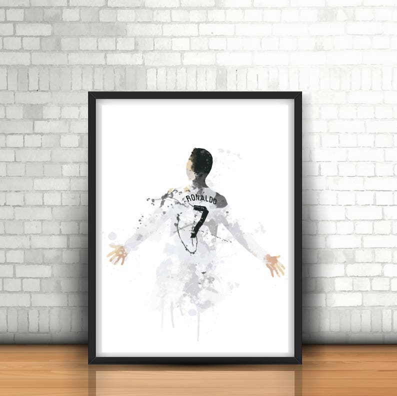Cristiano Ronaldo Real Madrid Legend Art Print Football Art - Etsy