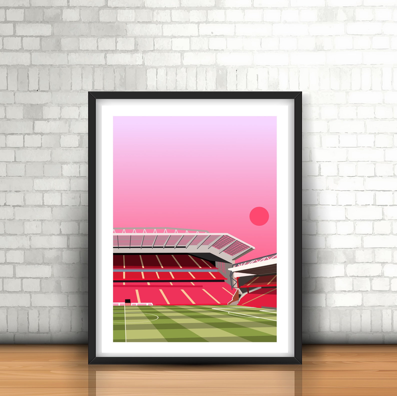 Anfield Liverpool F.C. Stadium Print Artwork the Reds - Etsy