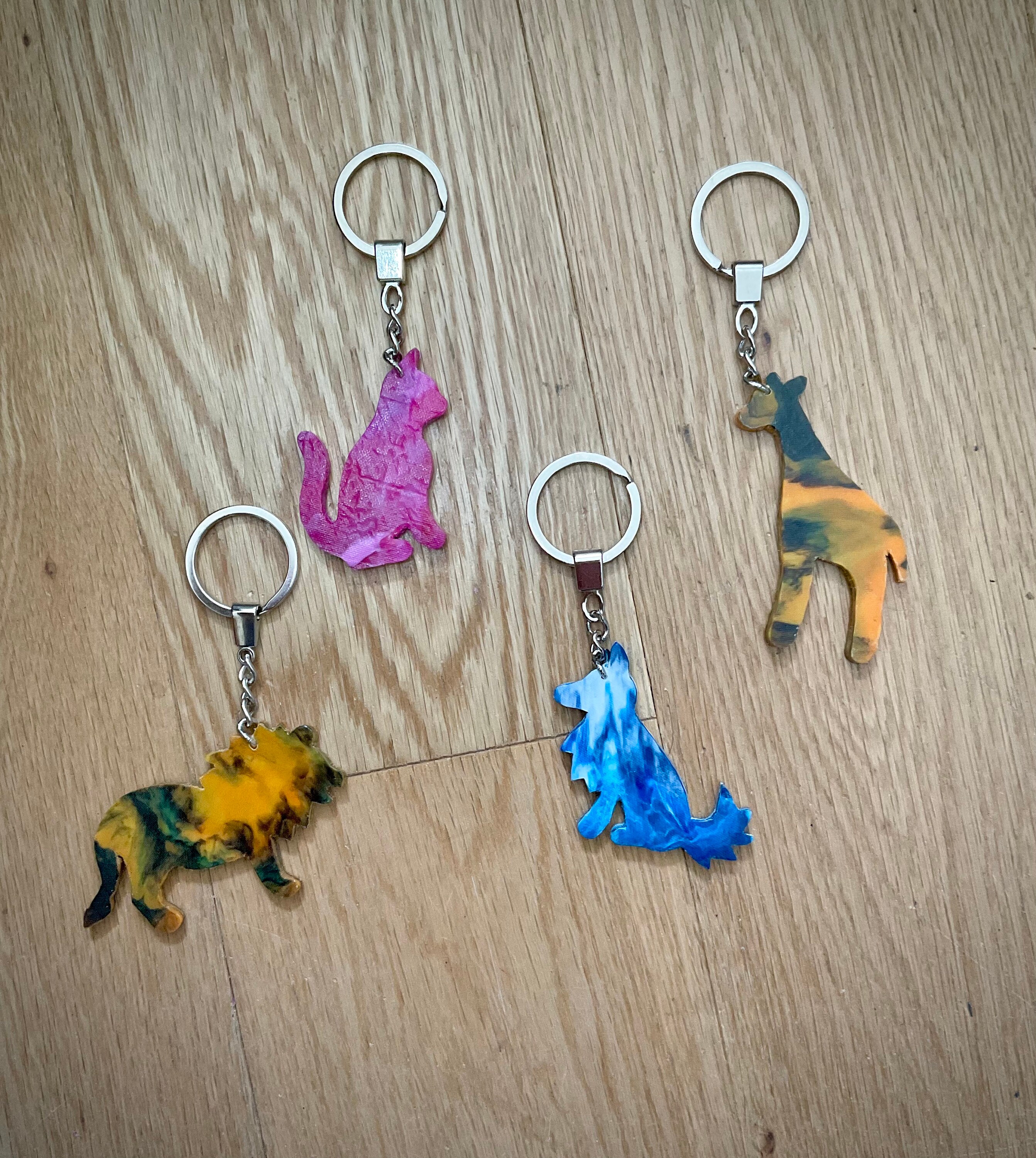 Animal Keyring, 100% Recycled Plastic Keyring - Etsy
