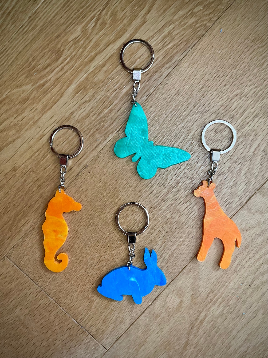 Animal Keyring, 100% Recycled Plastic Keyring - Etsy