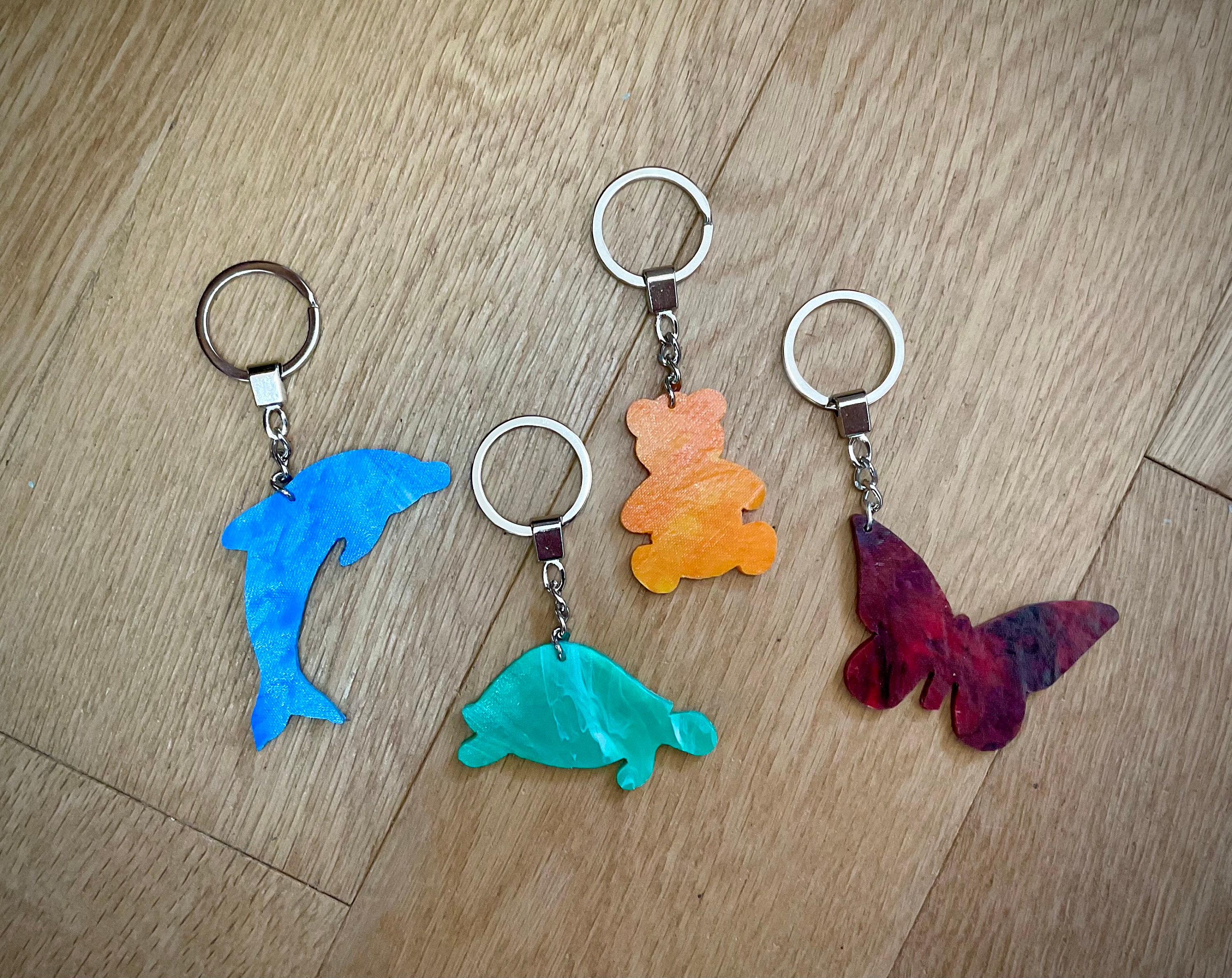 Animal Keyring, 100% Recycled Plastic Keyring - Etsy