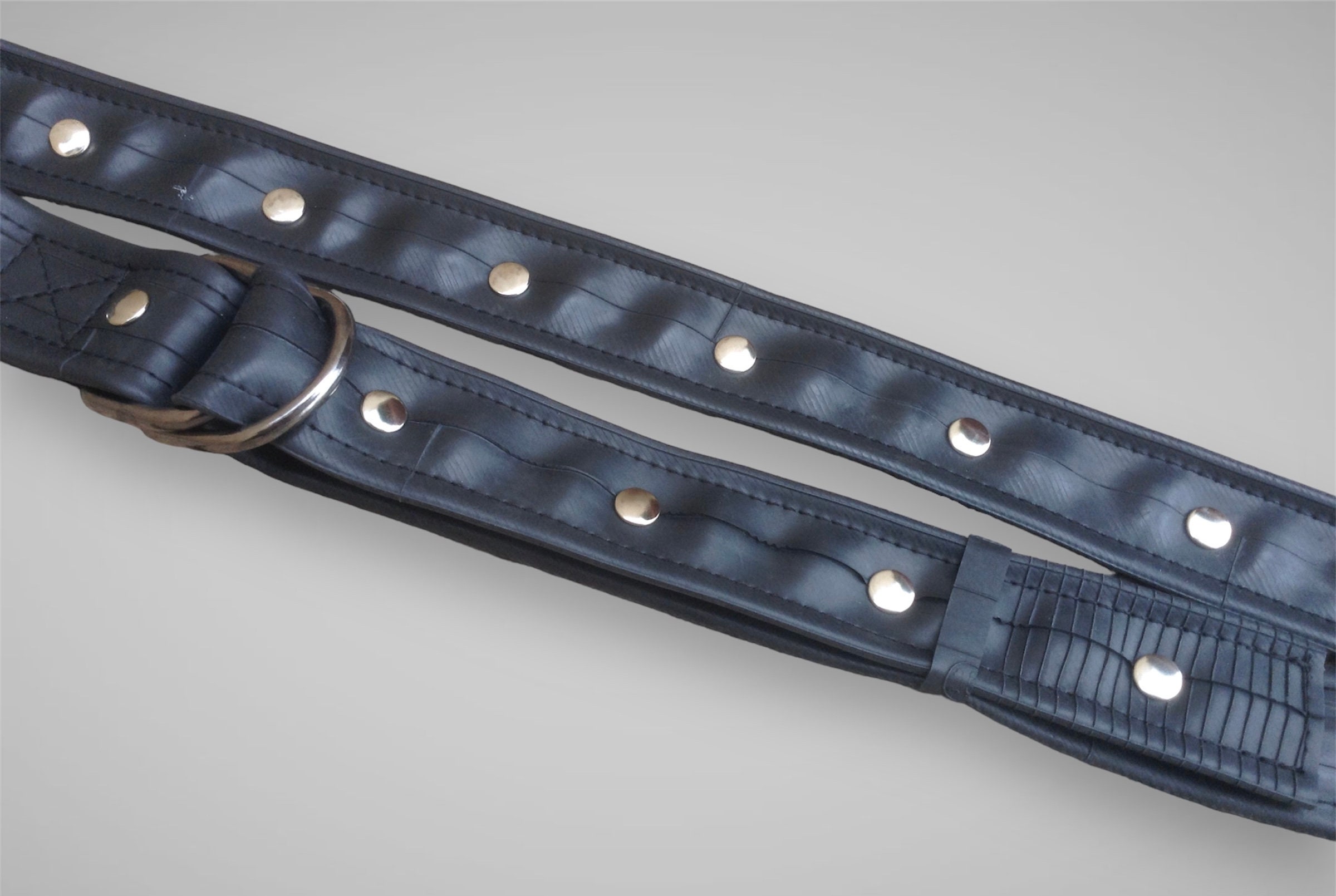 Black Rubber Belt - Etsy