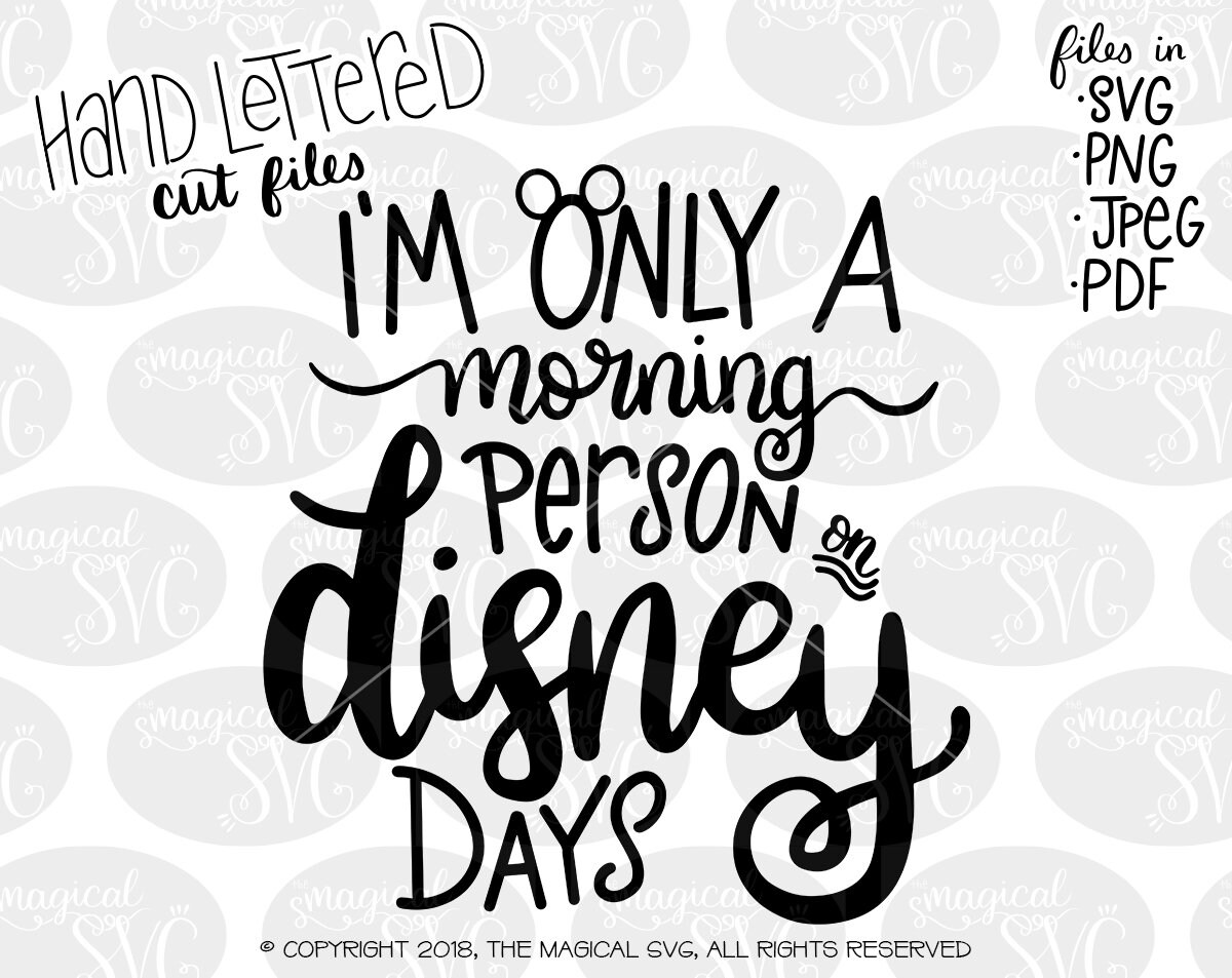 Disney Quote Svg Disney Hand Lettered Svg Disney Cut File Svg Disney ...