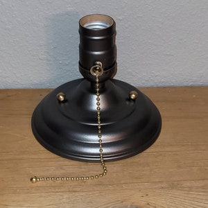 Vintage Pull Chain Fixture - Steel Grey - Etsy