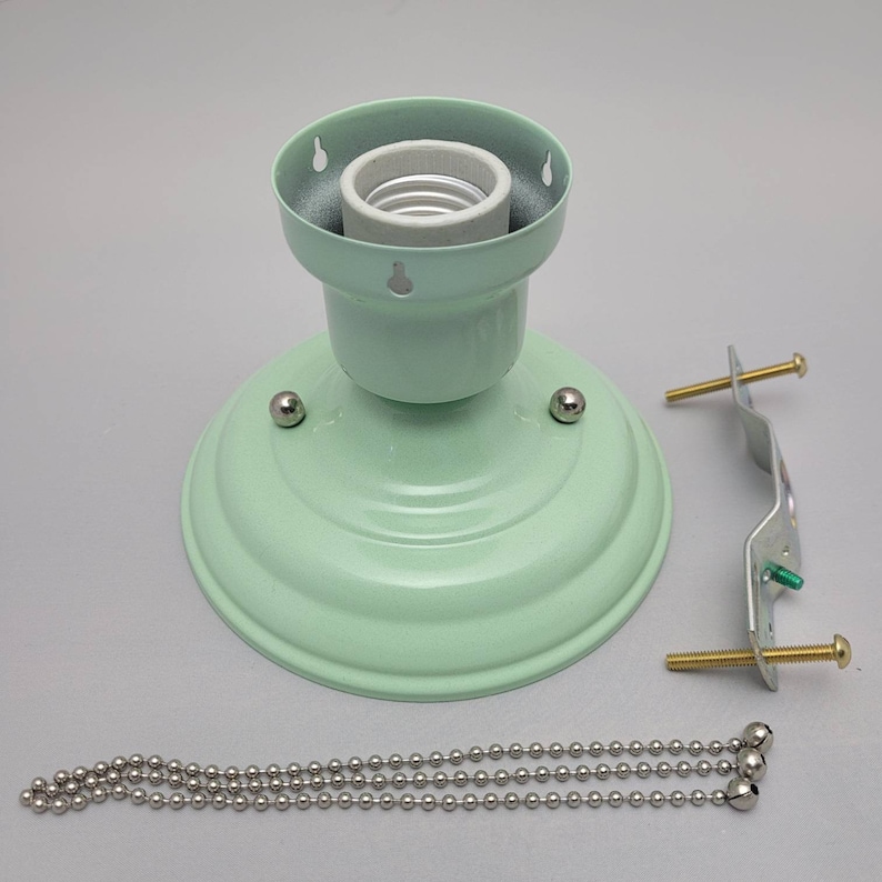 LOOK JADITE GREEN 3-chain Light Fixture vintage Art Deco - Etsy