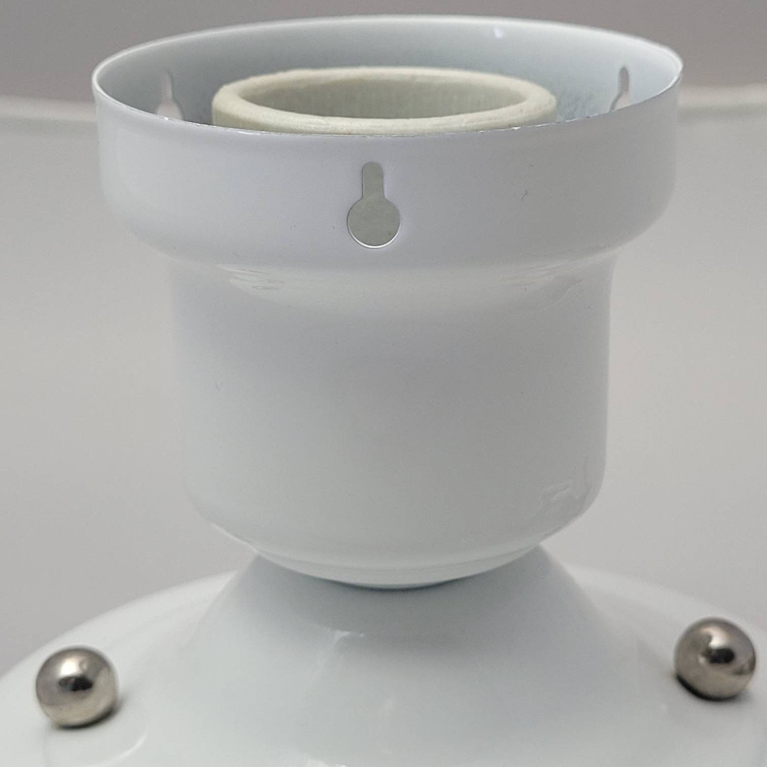 LOOK GLOSS WHITE 3-chain Light Fixture vintage Art Deco | Etsy