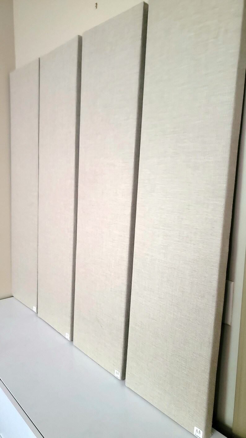 Bone Sound Absorbing Acoustic Wall Panels SET of 4 - Etsy