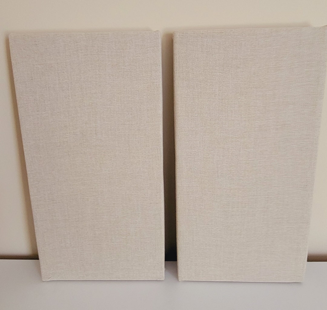 Bone Sound Absorbing Acoustic Wall Panels SET of 4 - Etsy