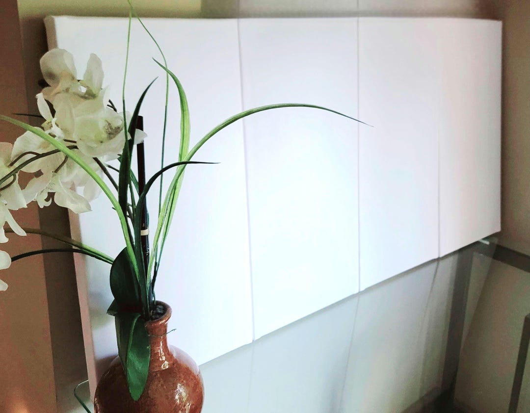 4 White Sound Absorbing Acoustic Wall Panels - SET of 4 - Etsy
