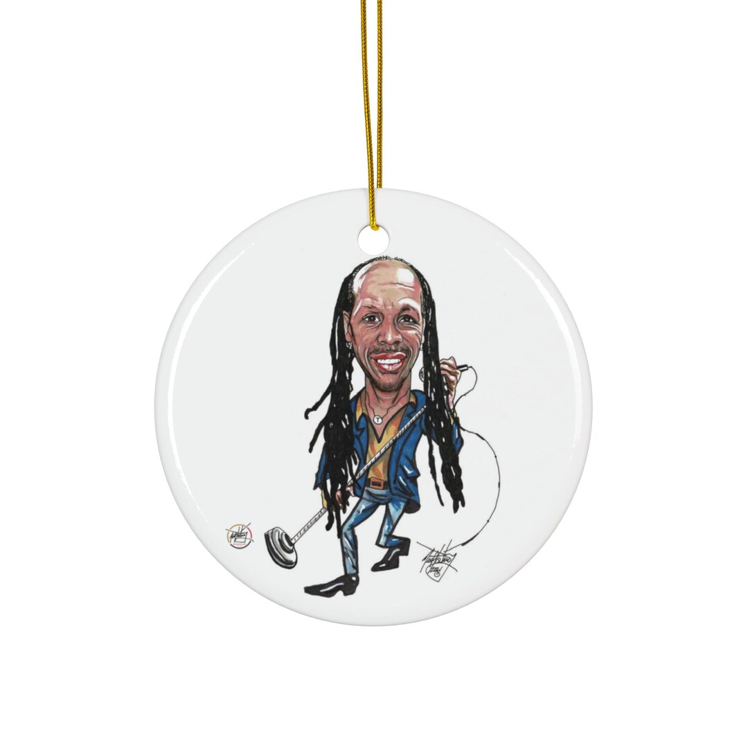 Tyriq Johnson - Round Ceramic Ornaments - Etsy