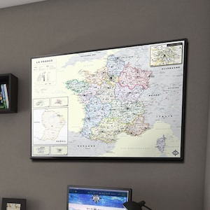 Aesthetic and Accurate Map of France to Decorate - Etsy