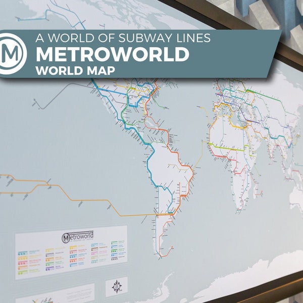 Subway Map Art - Etsy