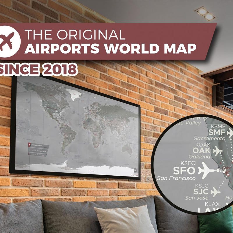 Airport map codes - Etsy Nederland