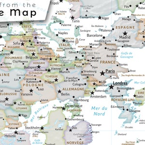 Upside Down Map With a South-up Orientation, Reversed Map, Unique Map ...