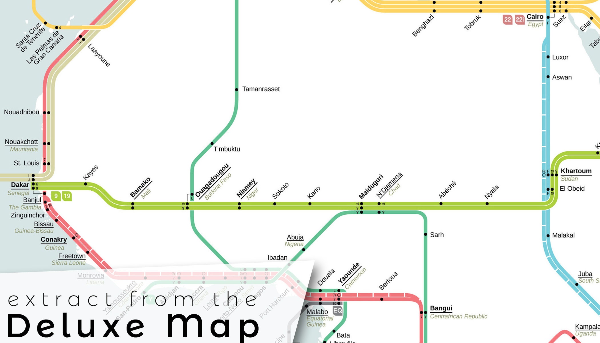 World Map With Subways Subway World Map Cities Are Linked by - Etsy