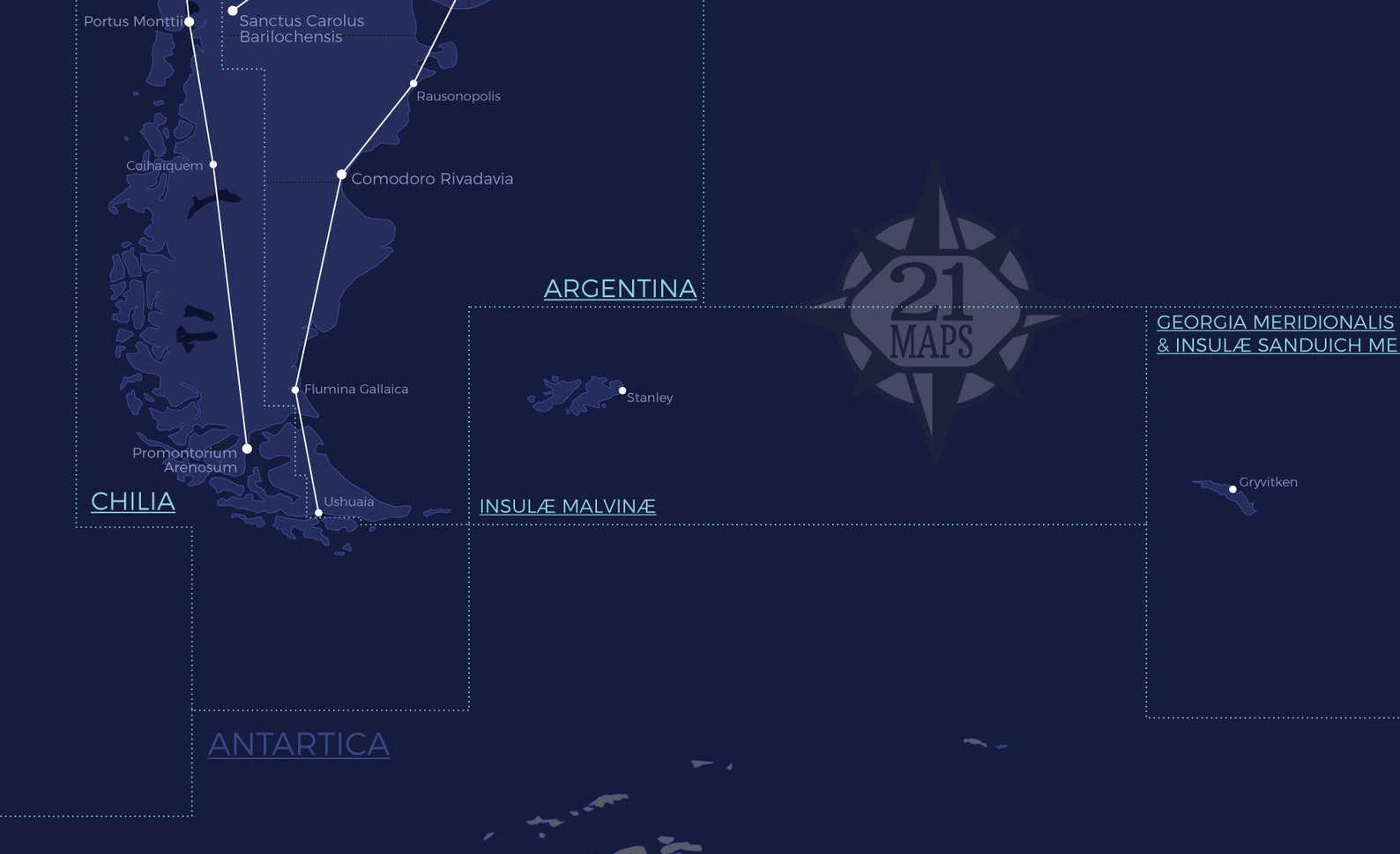 Artistic Constellation World Map a Geographic Map Inspired by - Etsy