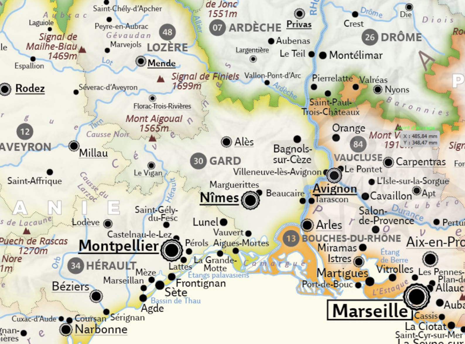 Aesthetic and Accurate Map of France to Decorate - Etsy