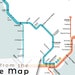 World Map With Subways Subway World Map Cities Are Linked by - Etsy