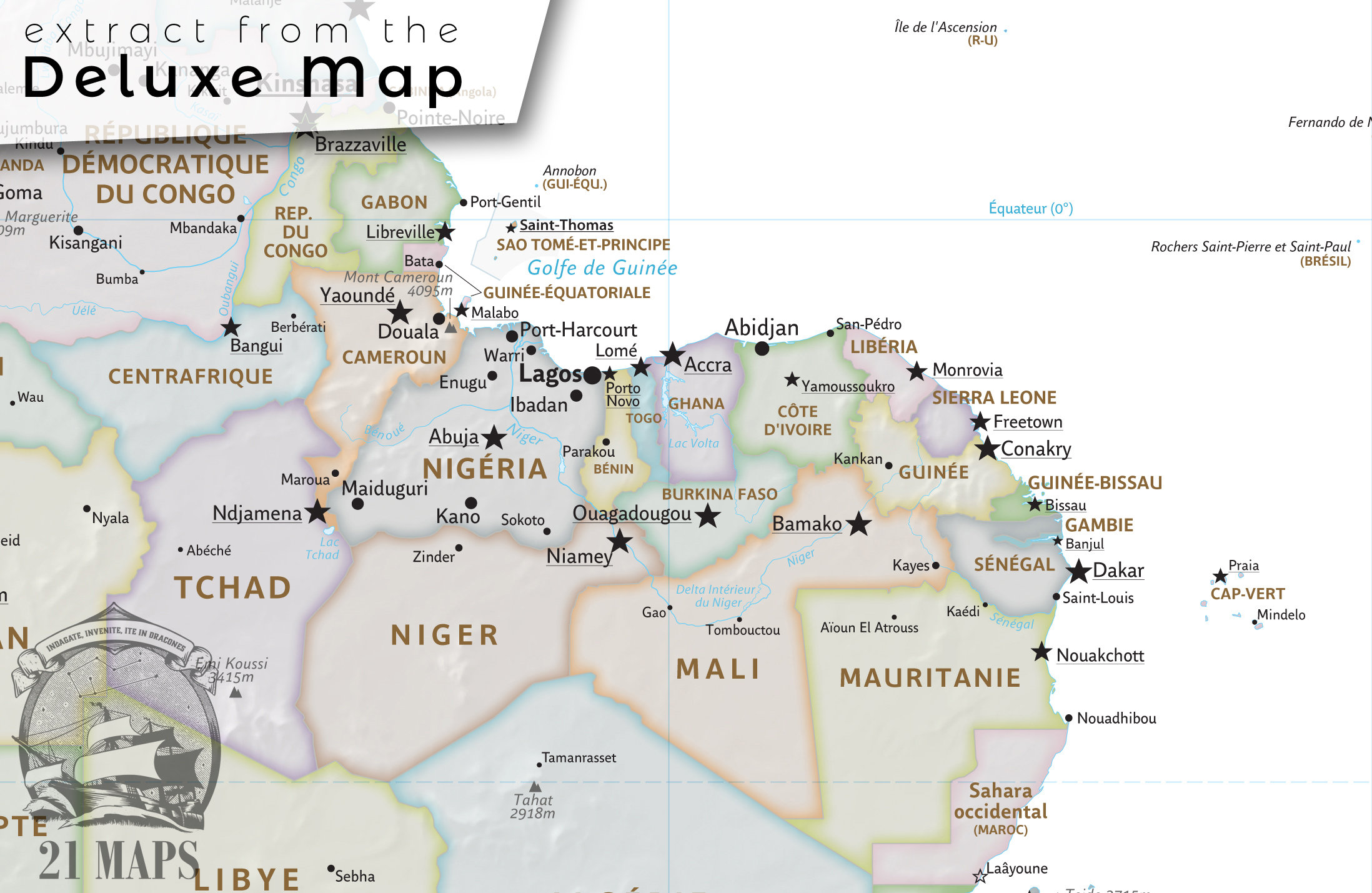 Upside Down Map With a South-up Orientation Reversed Map - Etsy