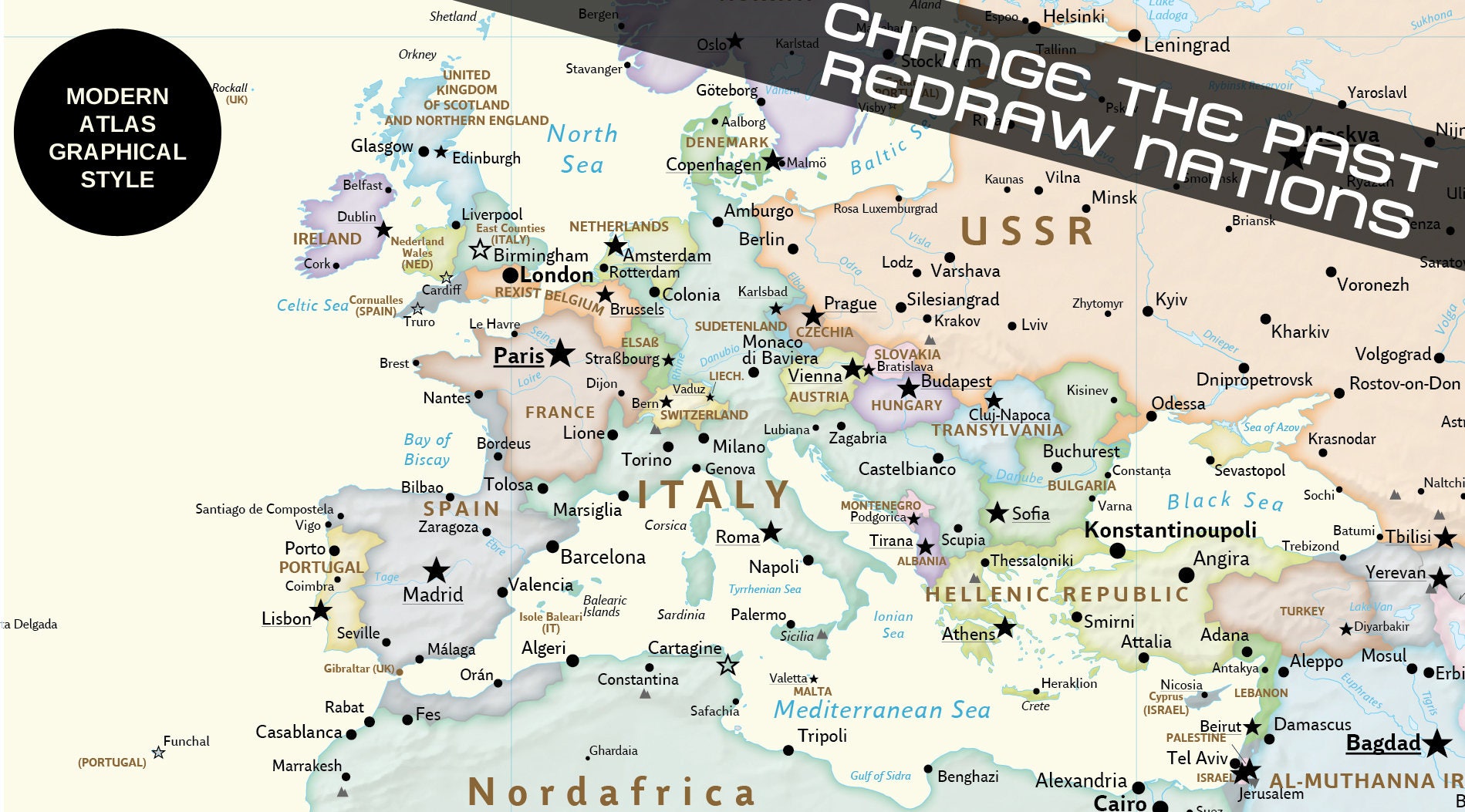 Dystopian Custom World Map, I'll Draw an Alternate History Map, a ...