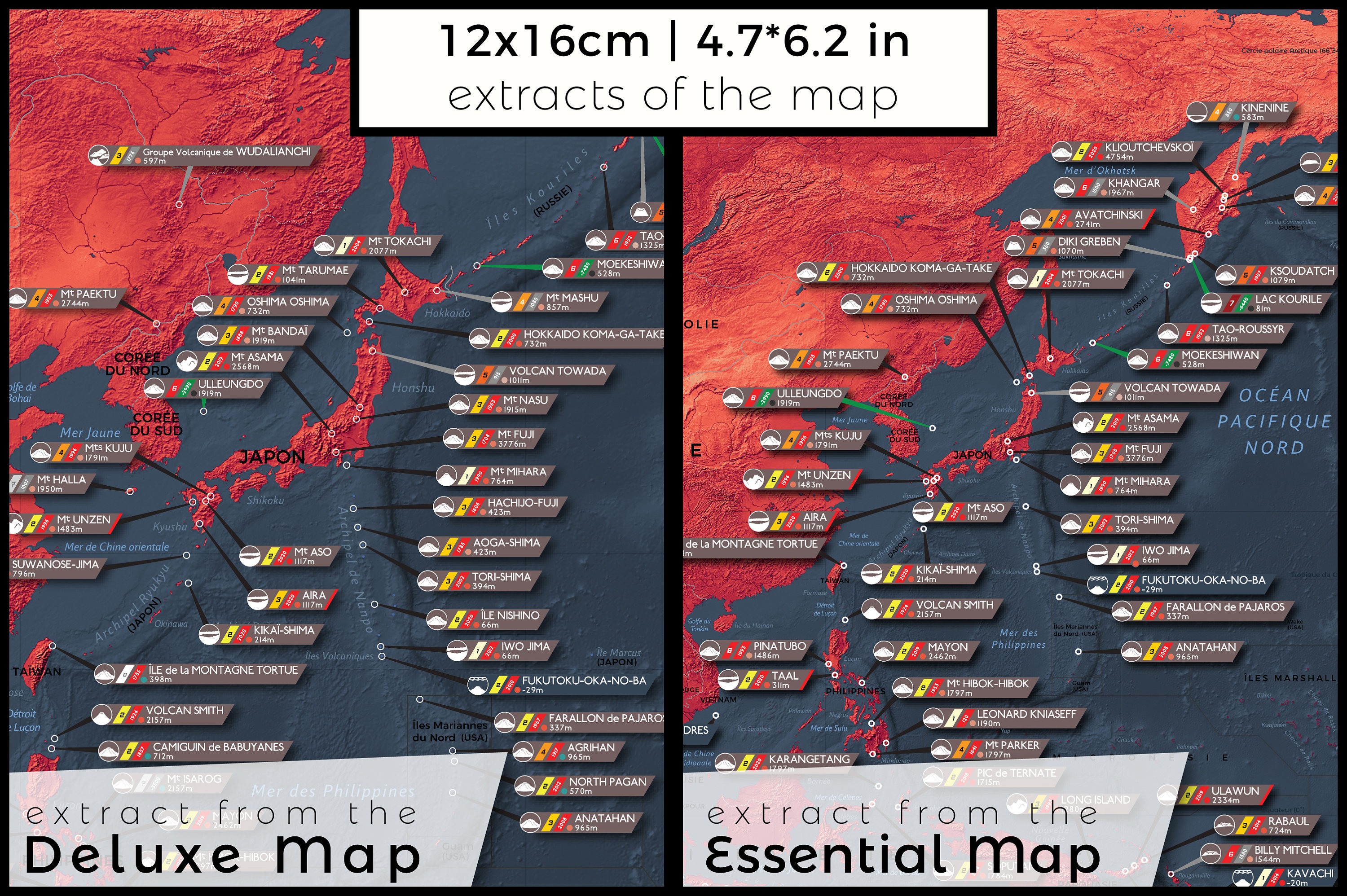 El Mapa De Los Volcanes En El Mundo Mapas De El Orden