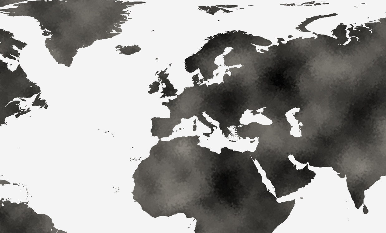 Customized Mordern Map Minimalistic Map Artistic Map Black - Etsy