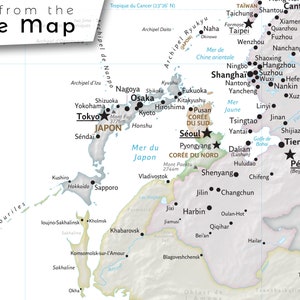 Upside Down Map With a South-up Orientation, Reversed Map, Unique Map ...