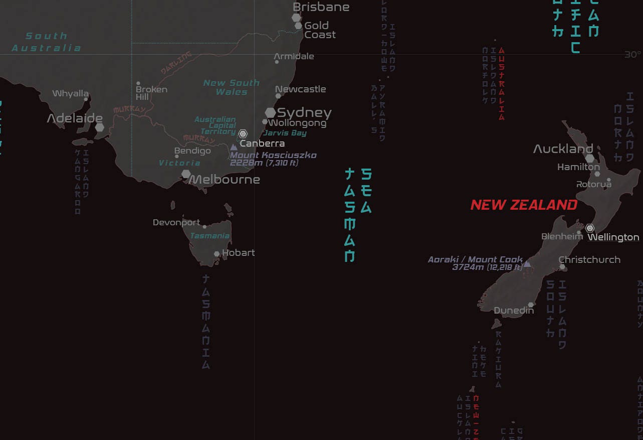 High Quality Blade Runner Inspired Map, Blade Runner World Map, Blade ...