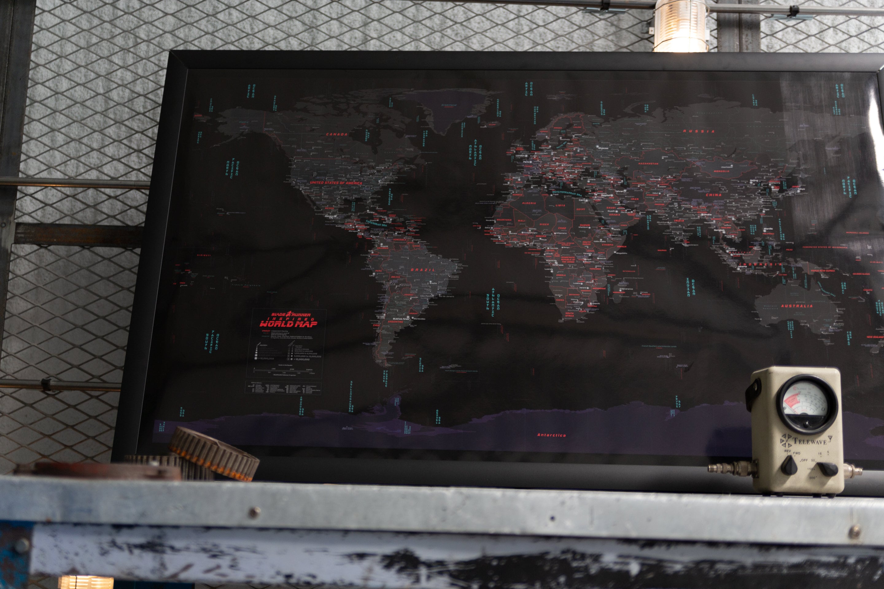 High Quality Blade Runner Inspired Map Blade Runner World | Etsy